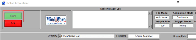 KB0097: Sending a Trigger/Events to a BioNex using a Chronos in E-Prime ...